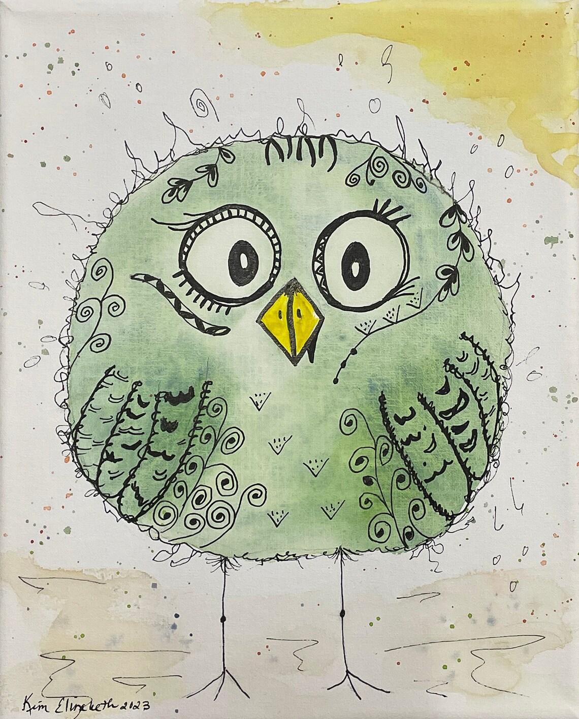 Set of 7 Original Watercolor Paintings Printed Into All Occasion Note ...