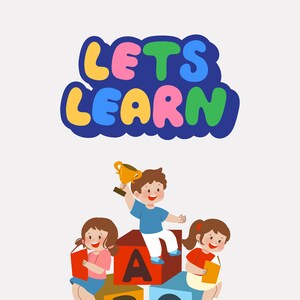 Let's Learn Alphabet - Etsy