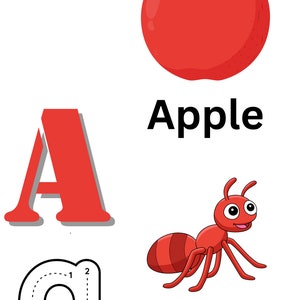 Let's Learn Alphabet - Etsy