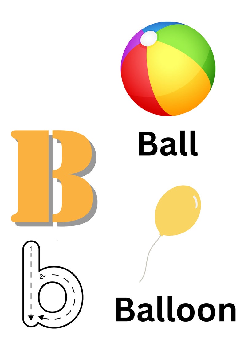 Let's Learn Alphabet - Etsy