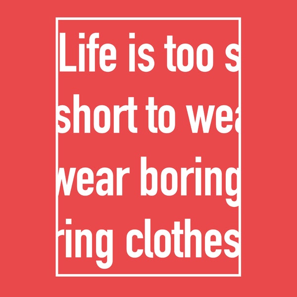To Wear Boring - Etsy