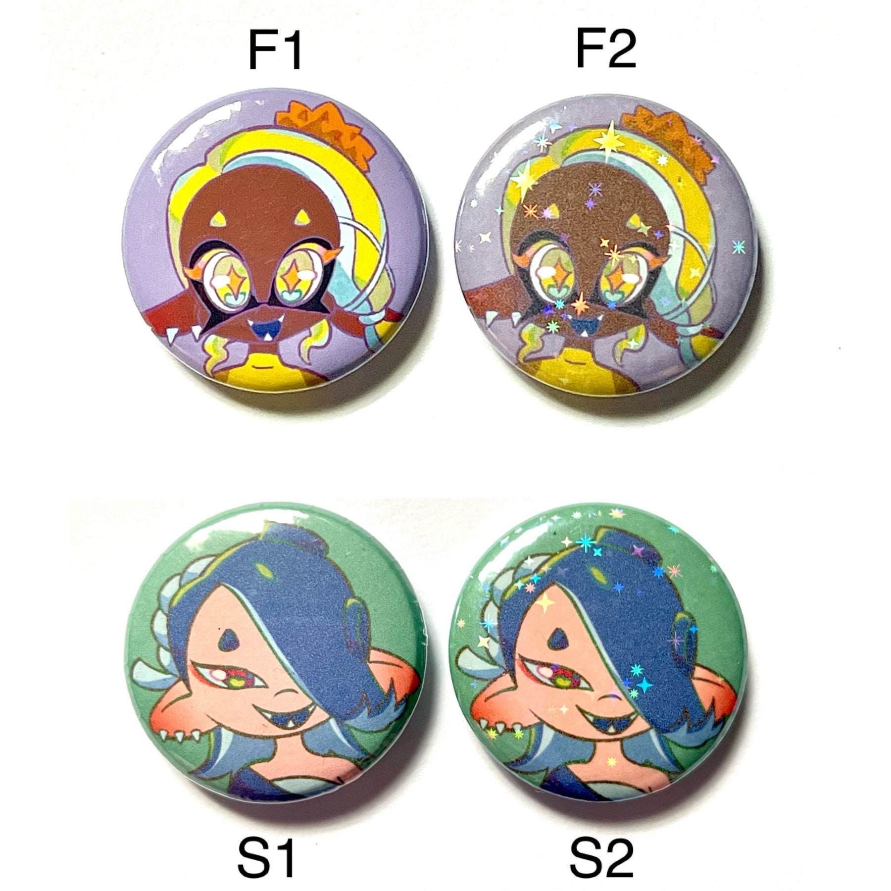Splatoon 3 Button Pins - Etsy