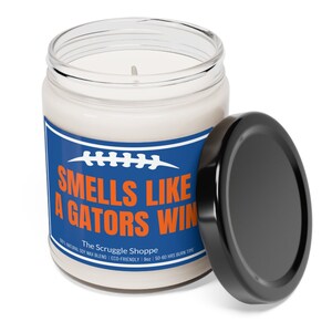 Smells Like A Gators Win, Lucky Game Day Candle, Football Fan Gift ...