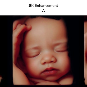 8K Enhanced Ultrasound: From Bumps to Realistic Faces Precision 3D/4D/5D/HD Imaging Perfect Baby ...