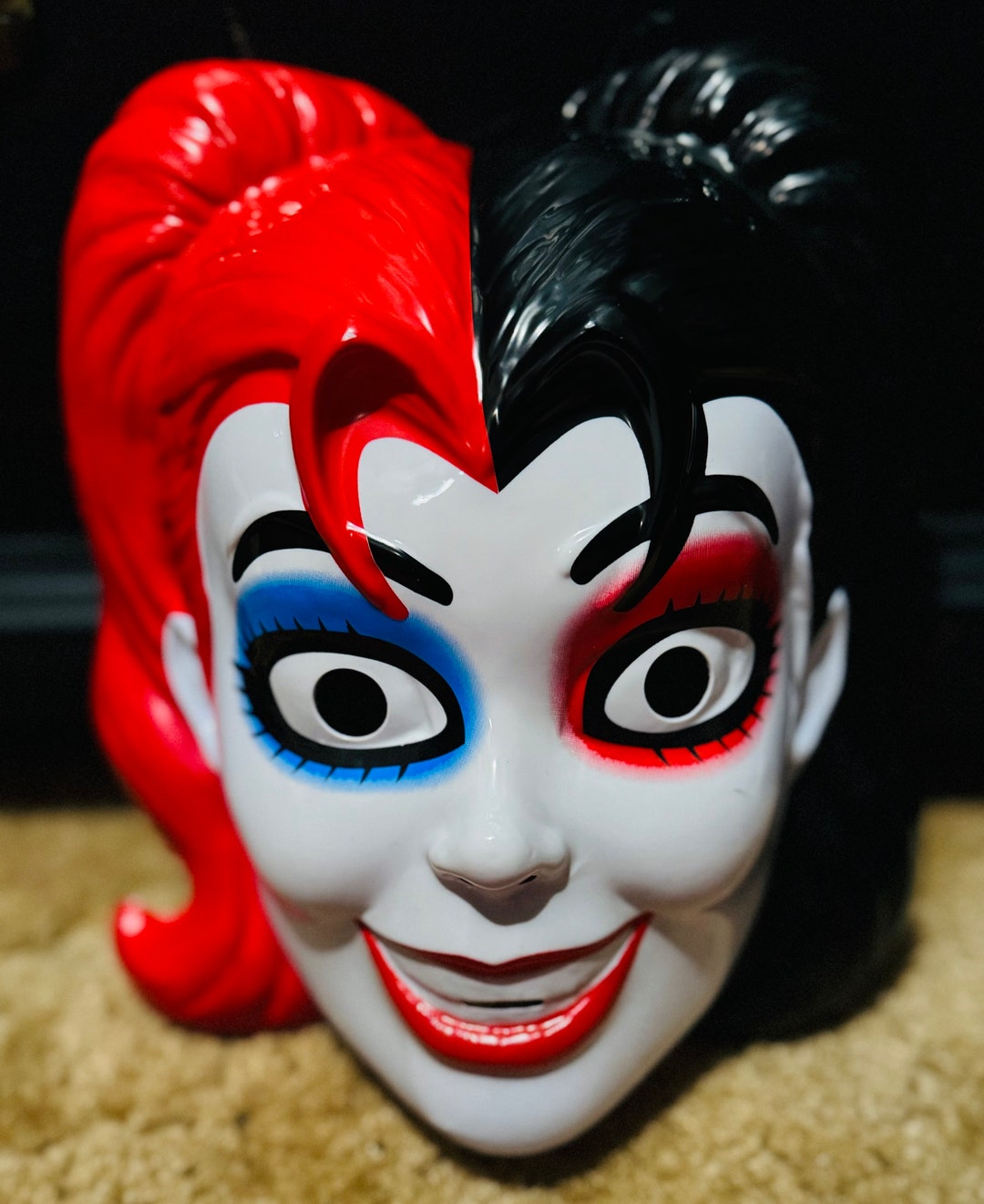 Haunted Mask Harley Quinn Mask active - Etsy