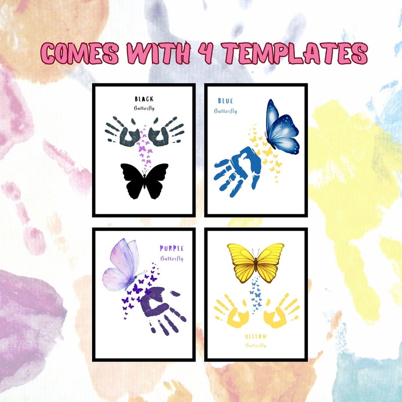 Handprints Activity Book for Preschool Toddler Handprint Keepsake ...