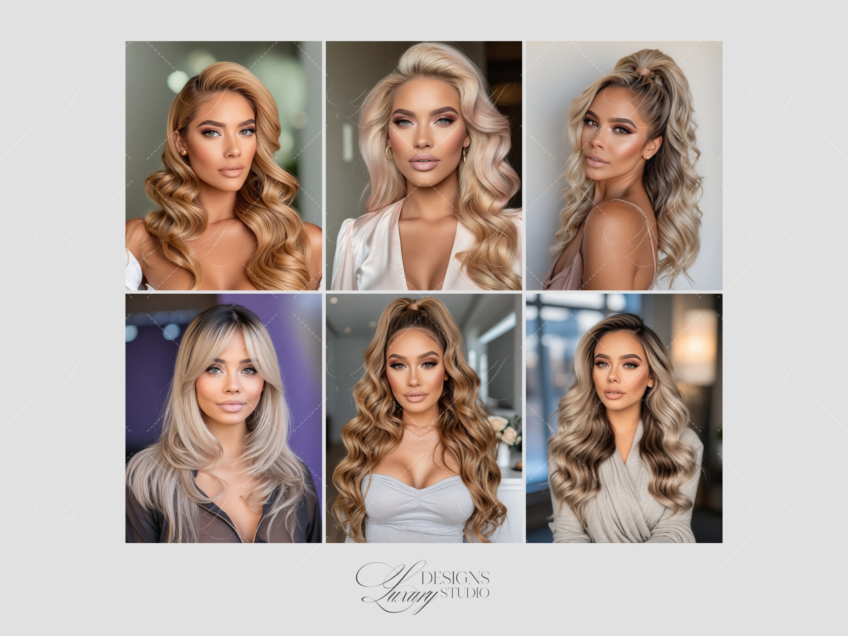 Photos Bundle Hair Model Stock Photos, Wig Stock Photos, Group Stock ...