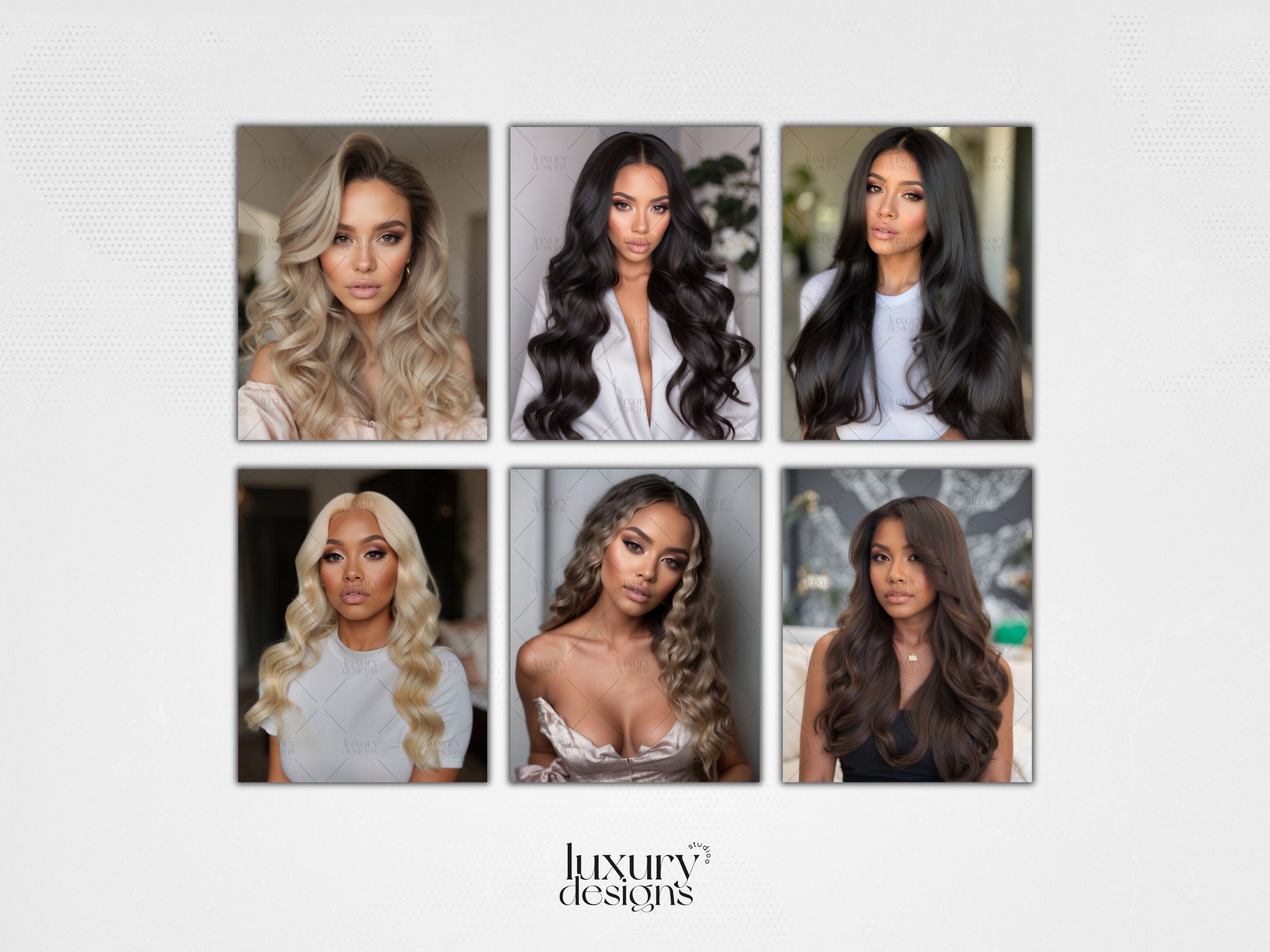 Photos Bundle- Hair Model Stock Photos, Wig Stock Photos, Beauty Stock ...