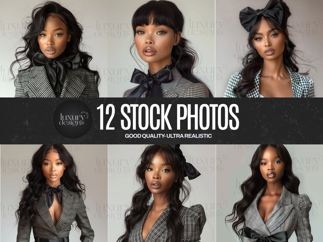 Photos Bundle- Hair Model Stock Photos, Fashion Stock, Elegant Stock ...
