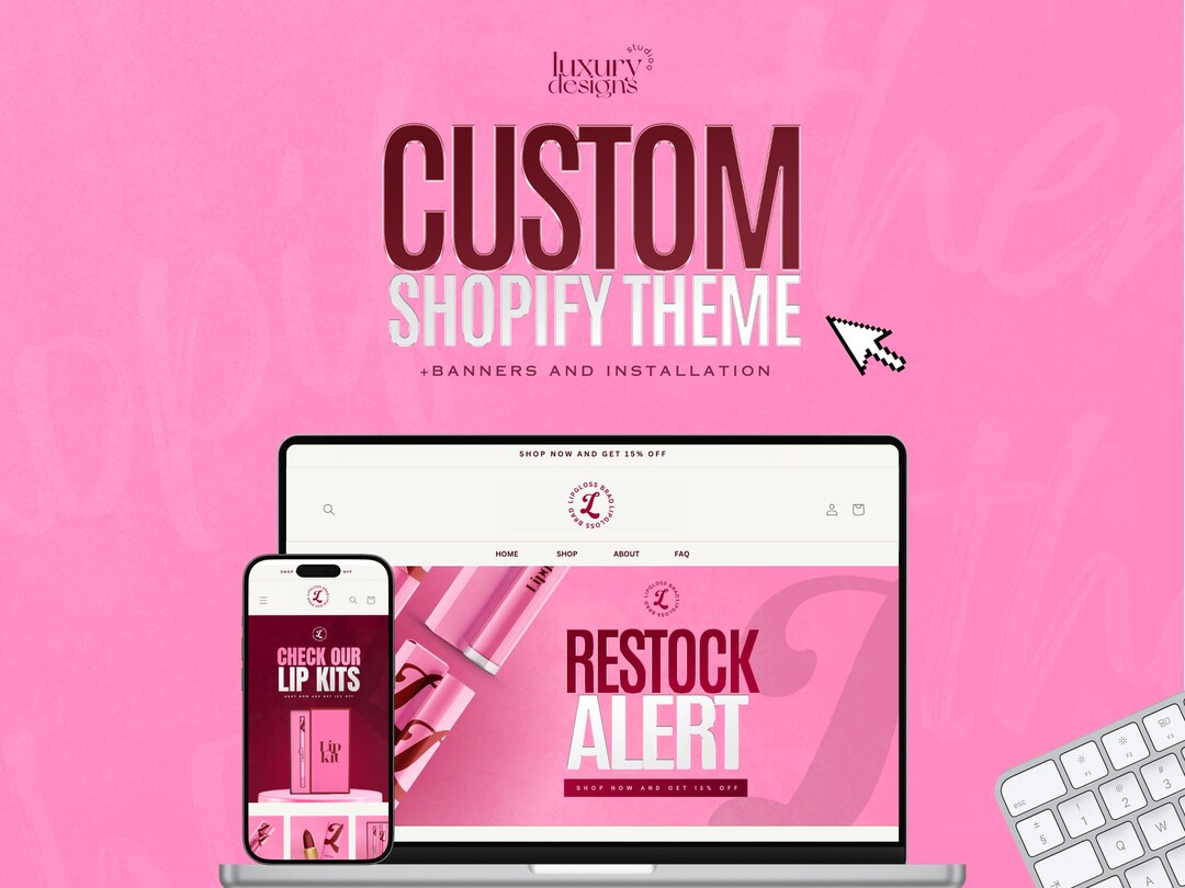 Custom Shopify Theme Design, Professional & Unique Store Theme, Shopify ...