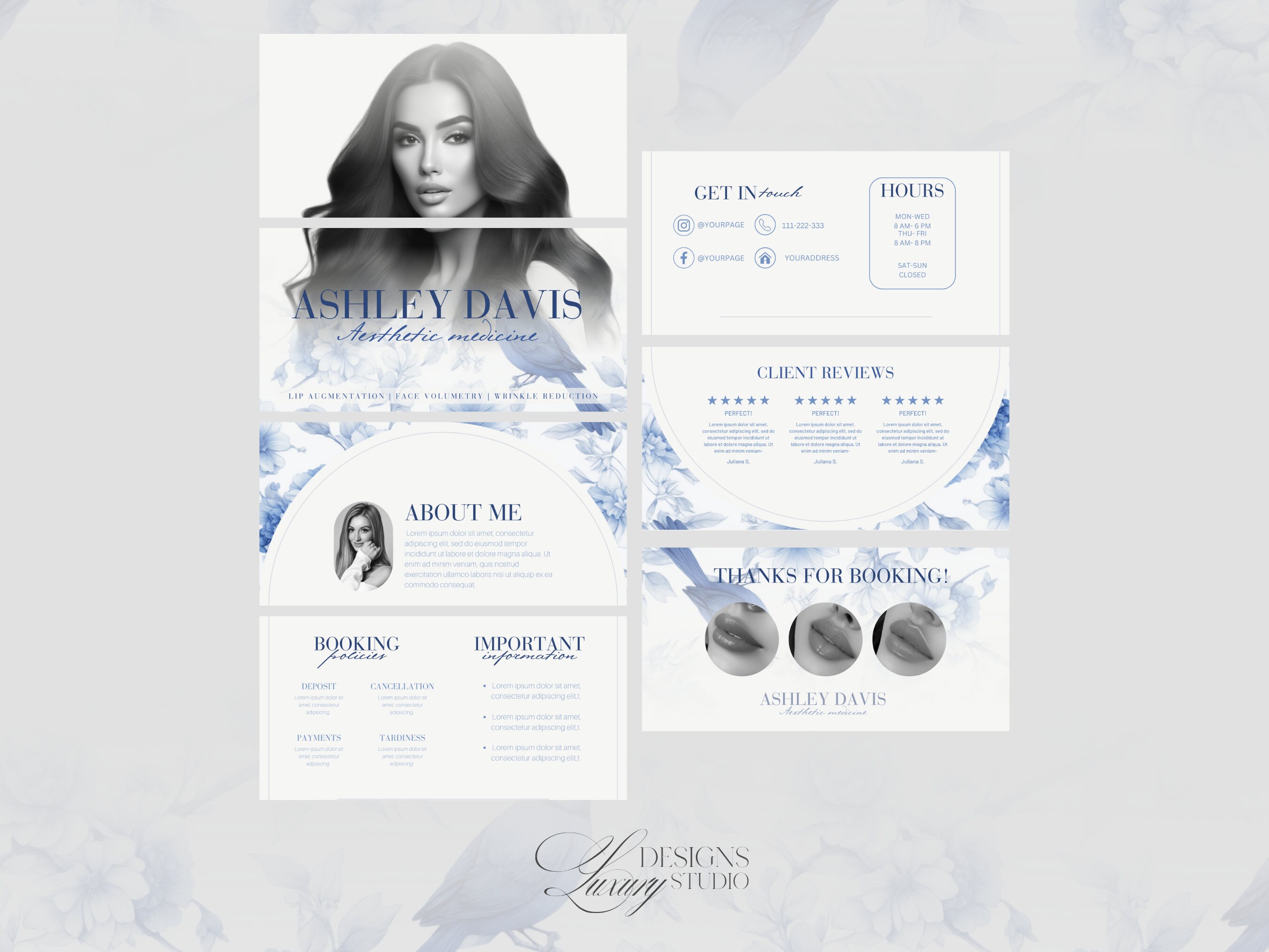 DIY Acuity Scheduling Site Template, Acuity Website Design, Edit in ...