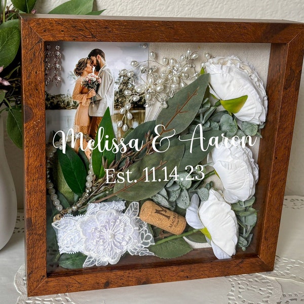 Wedding Shadow Box - Etsy