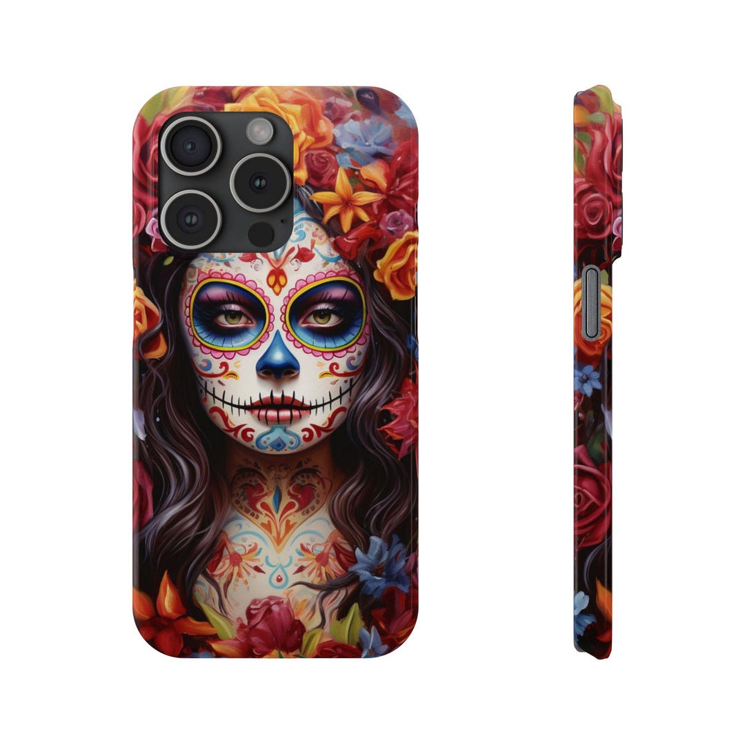 IPhone 16 Dia De Los Muertos Case Day of the Dead Phone Case Sugar ...