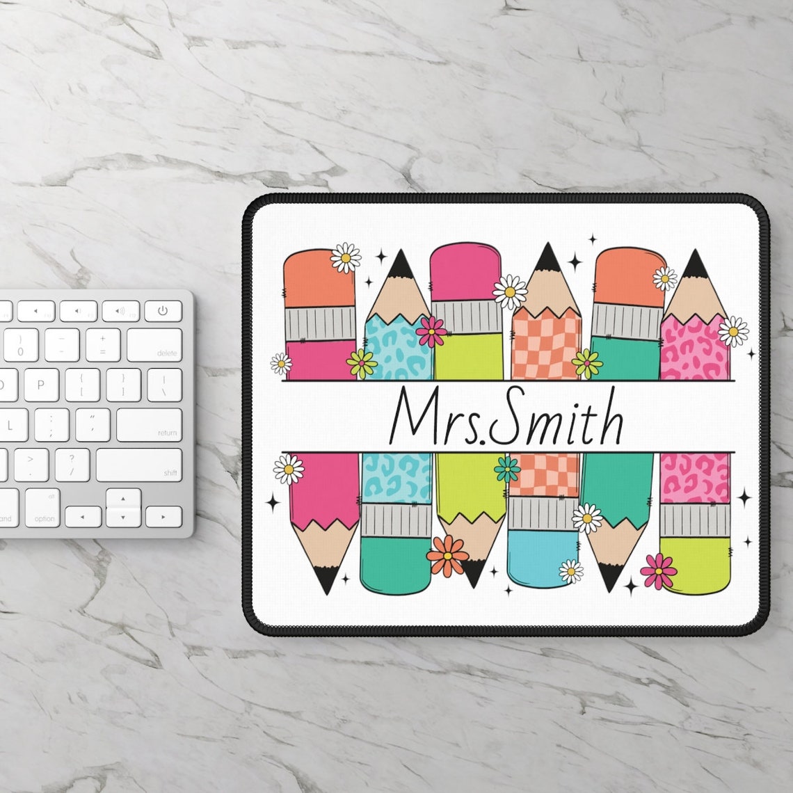 Teacher Mouse Pad, Teacher Desk Decor, Cute Mouse Pad, New Teacher Gift ...