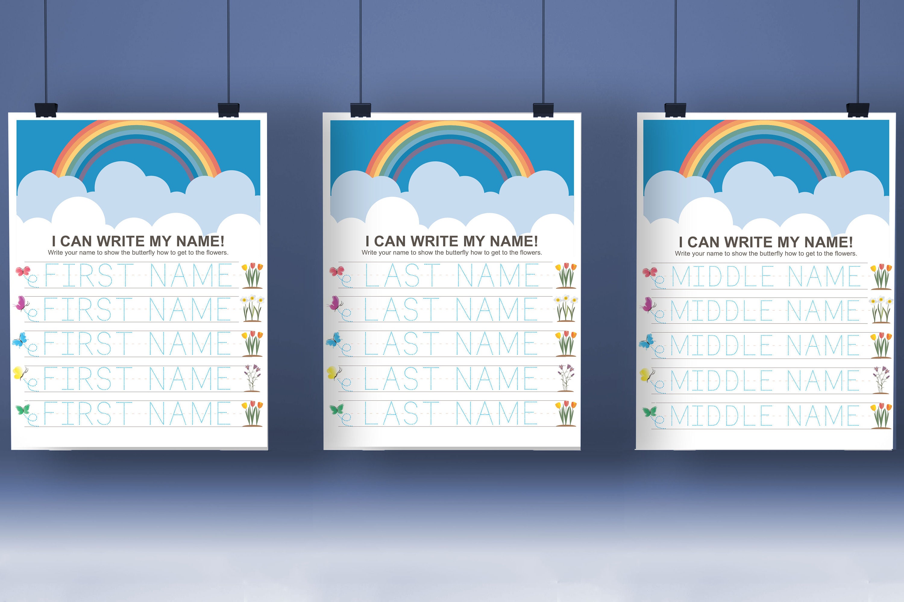 Printable Name Tracing Worksheet Editable Name Tracing Sheet Dot to Dot ...