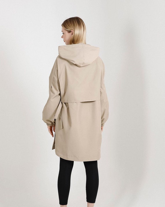 Beige Raincoats For Women