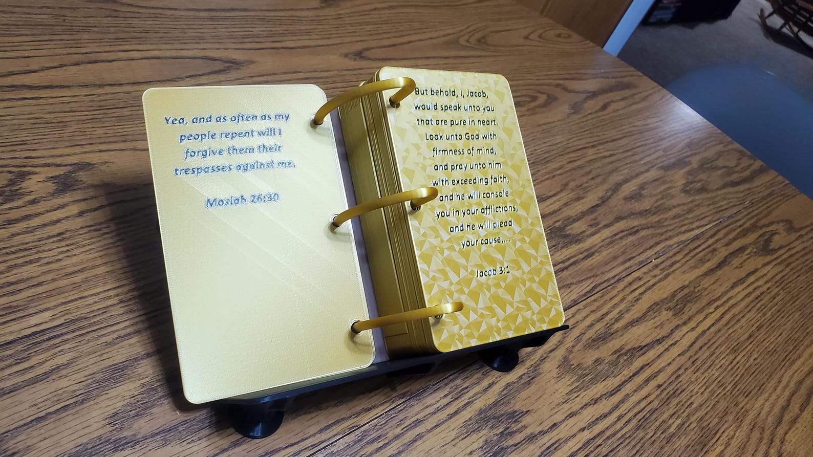 The Gold Plates With Book of Mormon Scripture Verses - Etsy