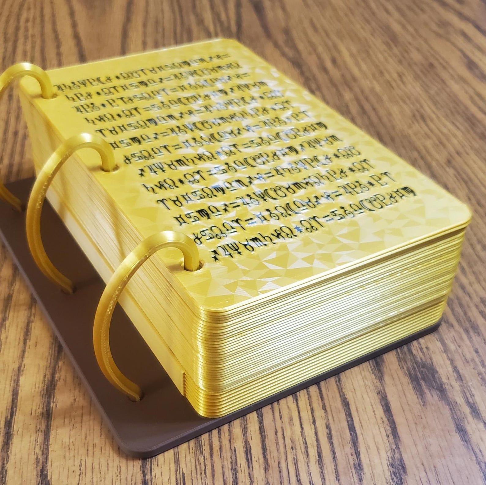 The Gold Plates With Book of Mormon Scripture Verses - Etsy