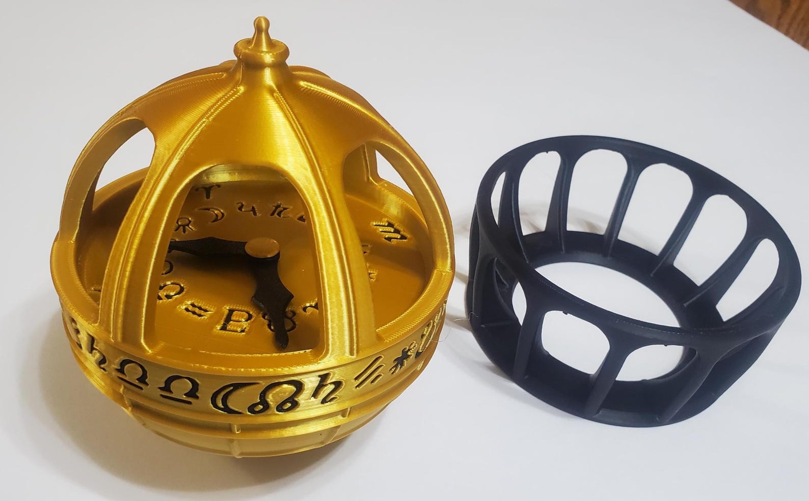 3D Printed Liahona With Stand: Gold, Bronze & Black - Etsy