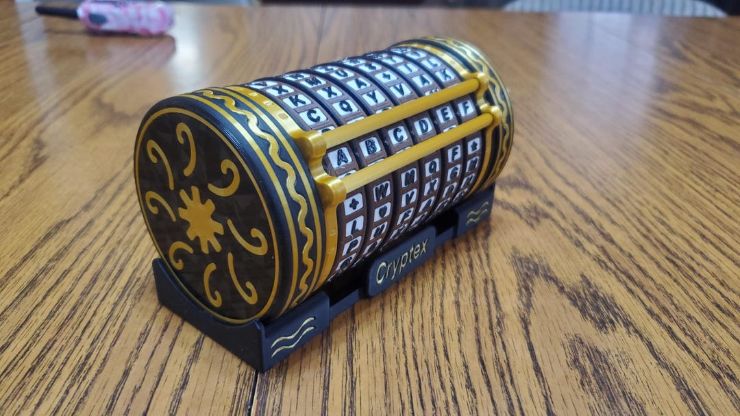 Cryptex Puzzle Box With 4 Locks! - Etsy