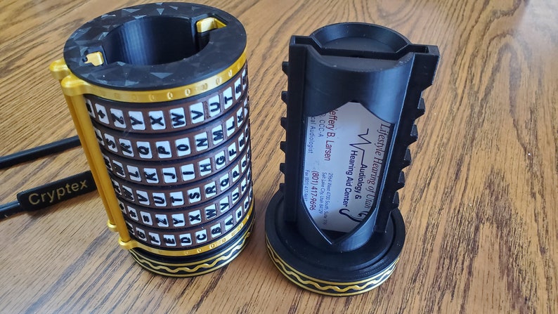 Cryptex Puzzle Box - Etsy