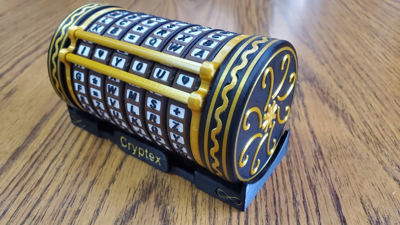Cryptex Puzzle Box - Etsy