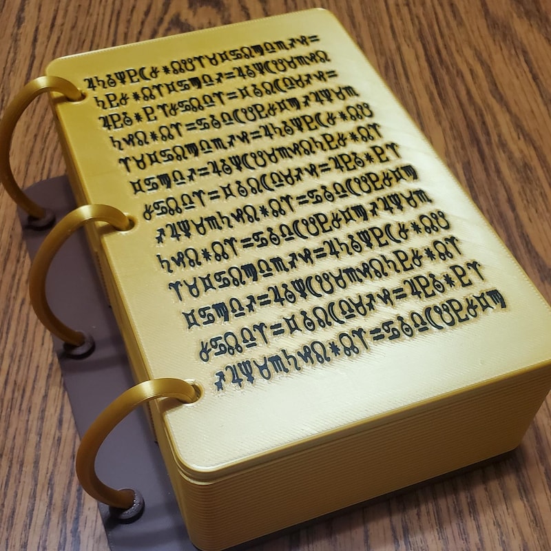 Book of Mormon Golden Plates - Etsy