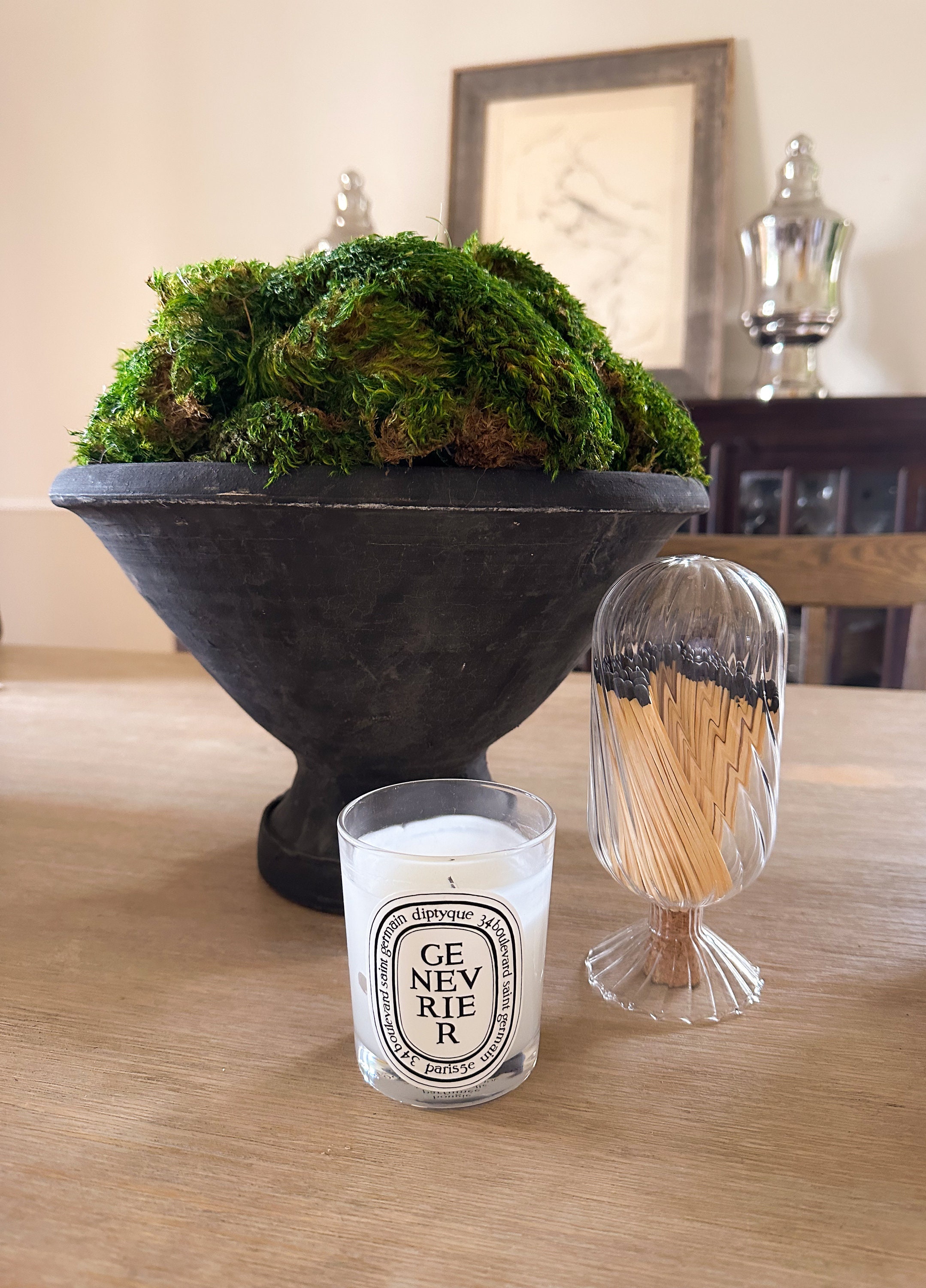 Glass Match Cloche With Black Tipped Matches Hand Blown - Etsy Australia