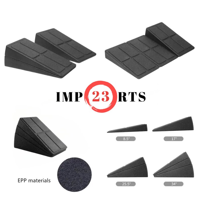 Squat Wedge Block Set 3 in 1 Wedge Blocks for Squats Weightlifting Yoga ...