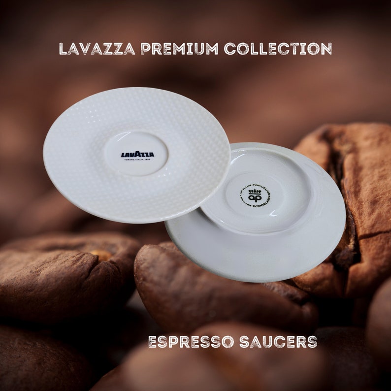 Lavazza Espresso Cups & Saucers Set of 2 Premium Collection 2oz ...