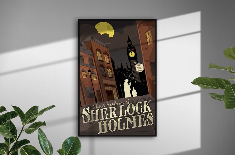 Sherlock Holmes TV Series Print Room Decor Wall Decor TV Decor Poster ...