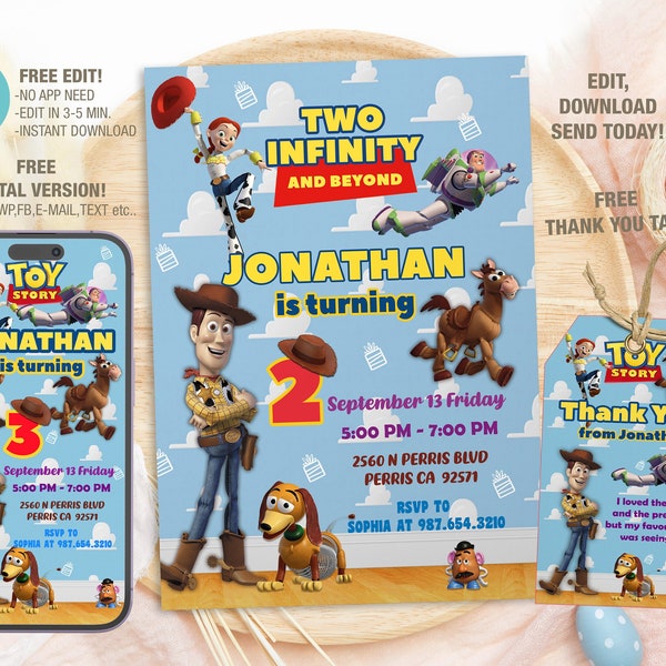 Two Infinity and Beyond Birthday - Etsy