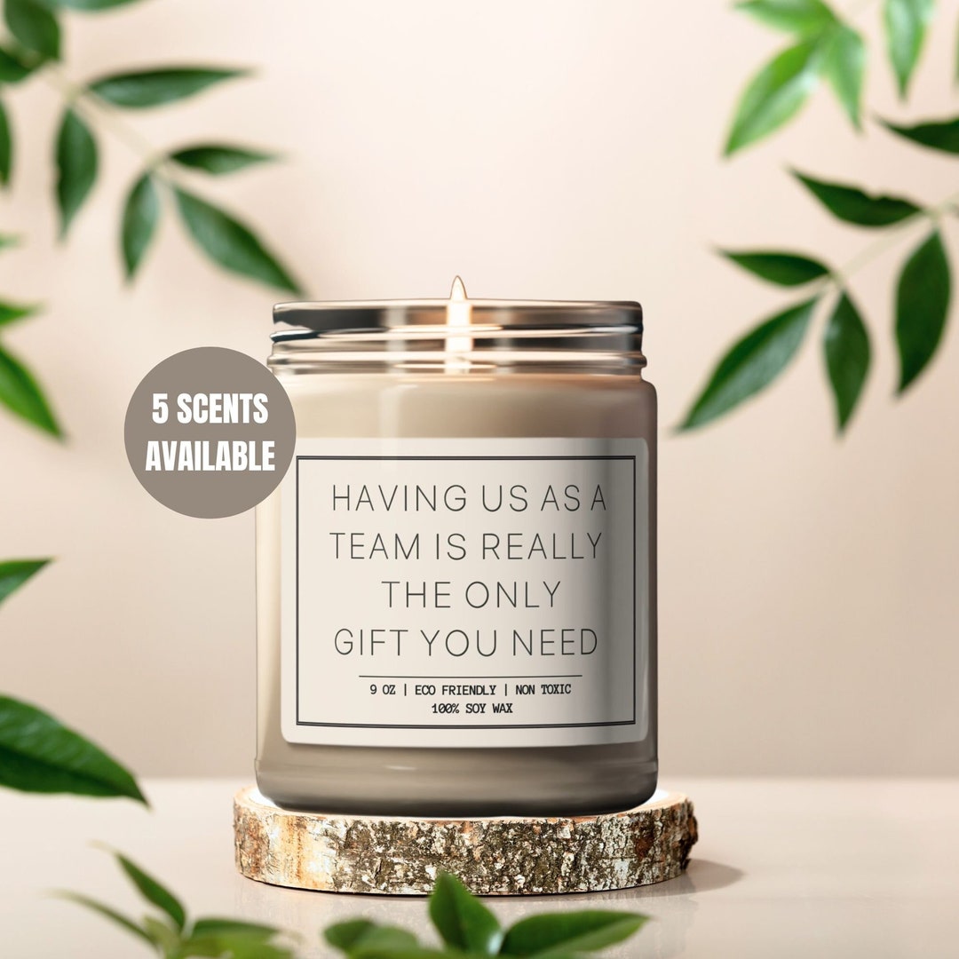 Having Us A Team is the Only Gift Candle Gift for Boss - Etsy