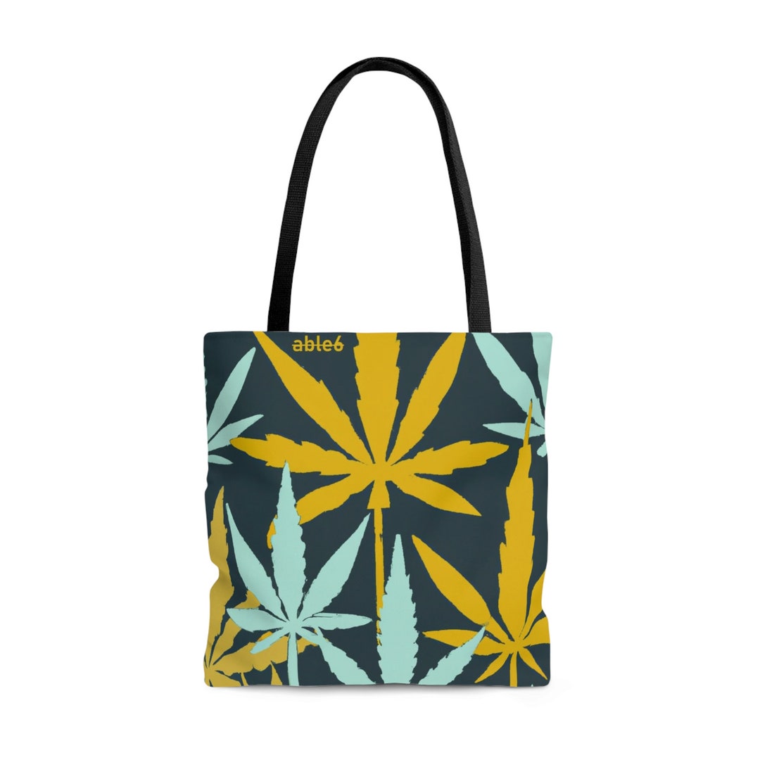 Finally Legal, A Marijuana Pot Leaf Tote Baggie for Medical ...