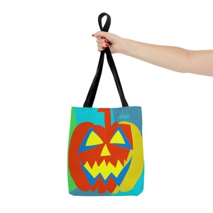 A Halloween Tote Bag, Jack O Lantern, Trick or Treating, to Collect ...