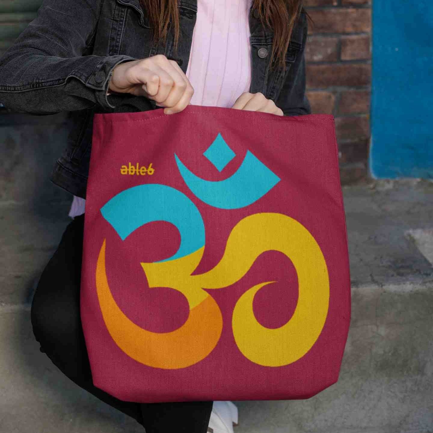 The Essential Om Sign Tote Bag, for Meditators, Vibrate With the Energy ...