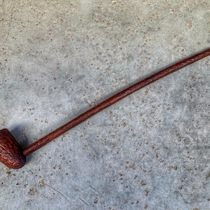 Long Ranger Pipe Fantasy Wooden Tavern Tobacco Pipe Rustic Black and ...