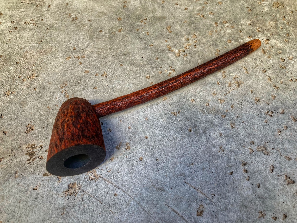 Ranger Pipe Fantasy Wooden Tavern Tobacco Pipe Rustic Black and Tan - Etsy