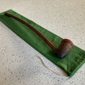 Wizard Pipe and Case Gift Set Churchwarden Viking Tavern Smoking Long ...