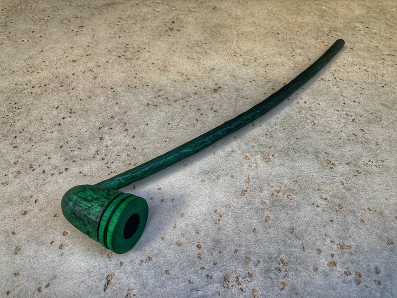 Handmade Long Stem Wizard Pipe: Rustic Cosplay Accessory - Etsy