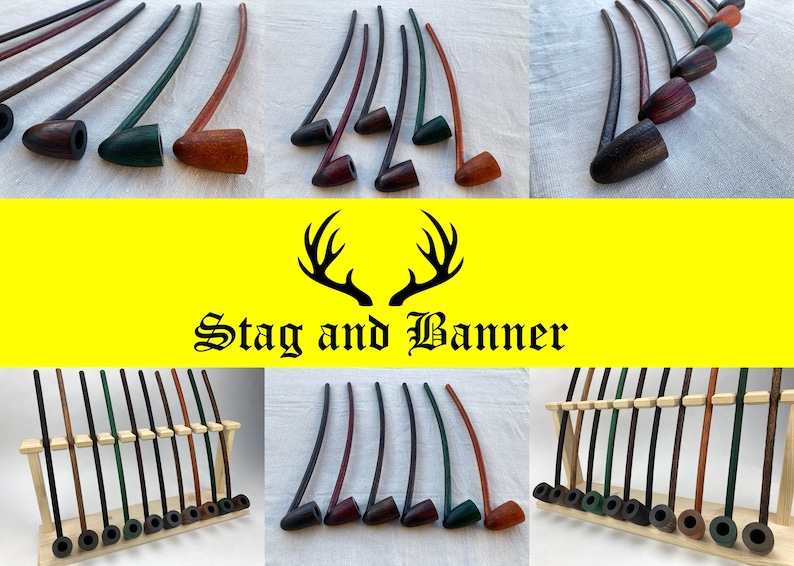 16 Inch Long Stem Wizard Pipe Gandalf Pipe Viking Pipe Smoking - Etsy