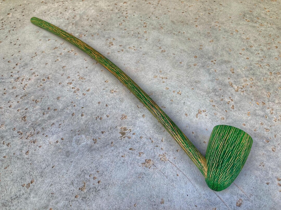 Long Stem Wizard Pipe Viking Pipe Smoking Pipe Wood Pipe Hand Pipe ...