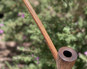 Long Stem Wizard Churchwarden Tobacco Smoking Pipe Black and - Etsy