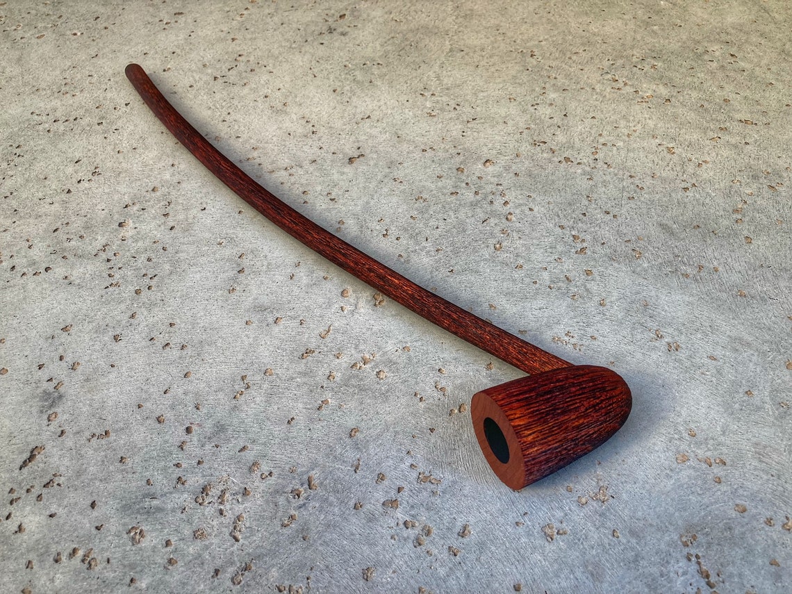 Long Stem Wizard Churchwarden Tobacco Smoking Pipe Reverse - Etsy