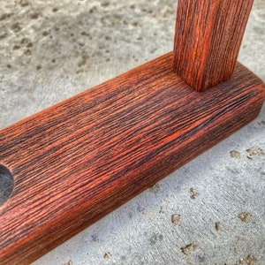 Handmade Cherry Wood Tobacco Pipe Stand, Long Stem Display - Etsy