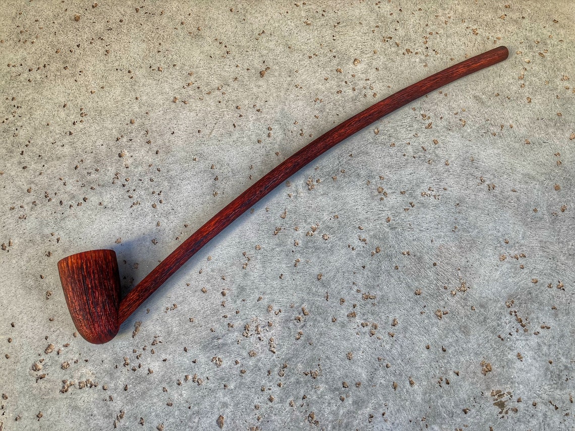 Long Stem Wizard Churchwarden Tobacco Smoking Pipe Reverse - Etsy