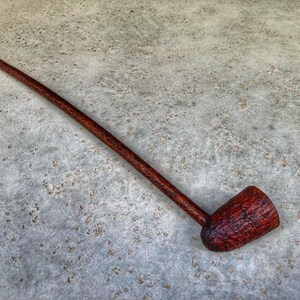 Long Ranger Pipe Fantasy Wooden Tavern Tobacco Pipe Rustic Black and ...