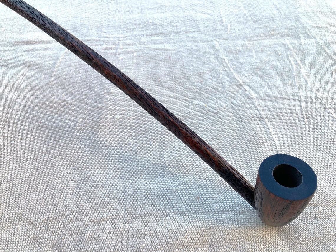 Long Stem Wizard Churchwarden Tobacco Smoking Pipe Black and - Etsy