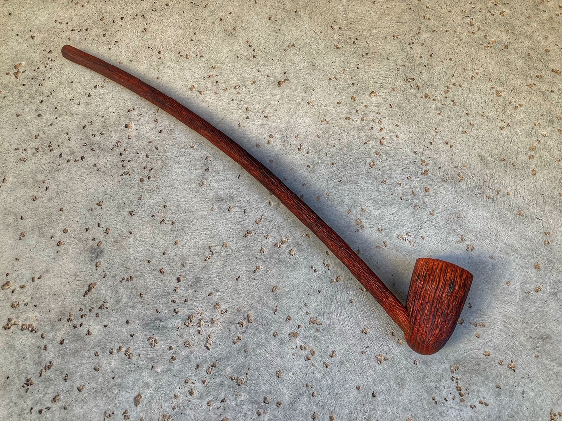 Long Stem Wizard Churchwarden Tobacco Smoking Pipe Reverse - Etsy