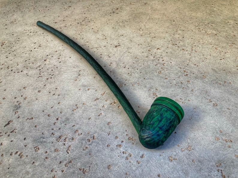 Handmade Long Stem Wizard Pipe: Rustic Cosplay Accessory - Etsy